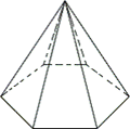Definition and examples of hexagonal pyramid | define hexagonal pyramid - geometry -Free Math ...